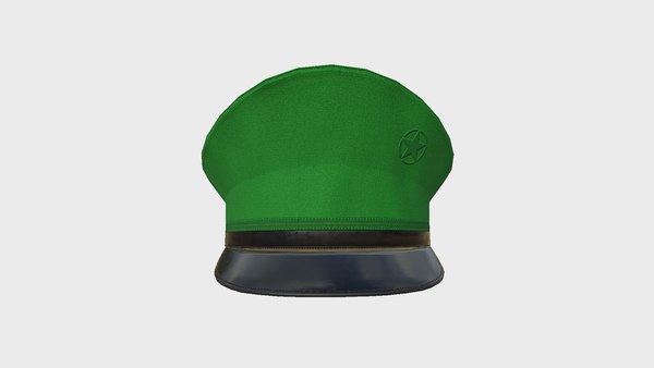 3D model 10 Police Caps Collection - Military Character Design Fashion ...