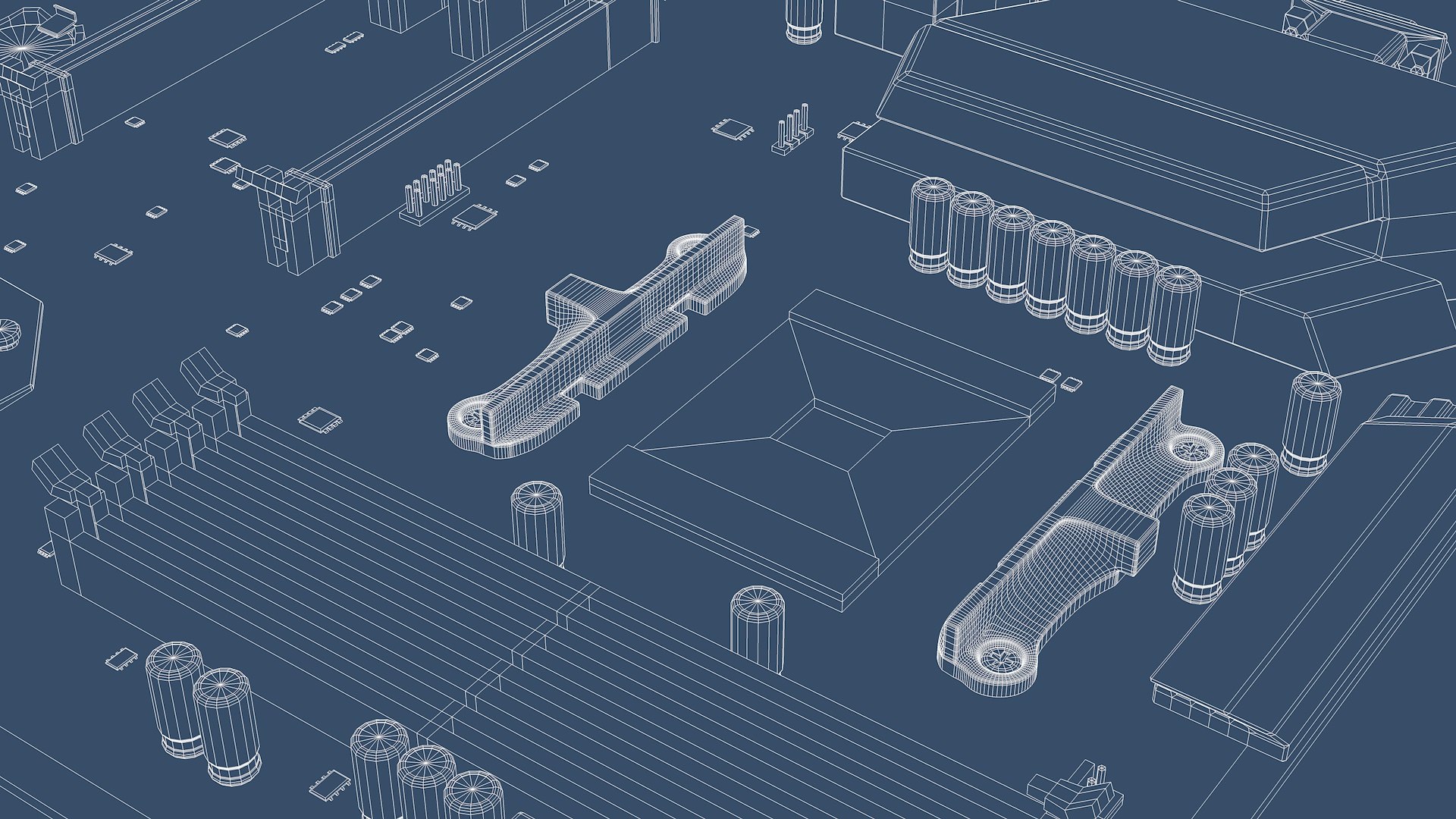 3D Generic Computer Motherboard Model - TurboSquid 1620167