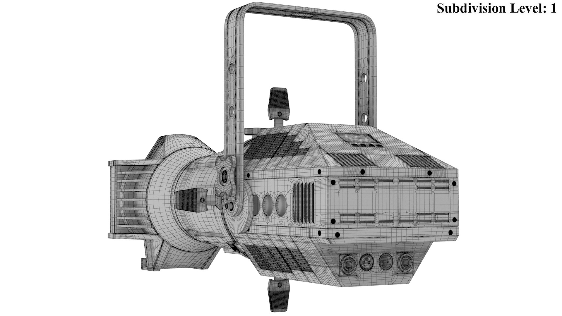 Detailed Stage Light 01 3D Model - TurboSquid 2074898