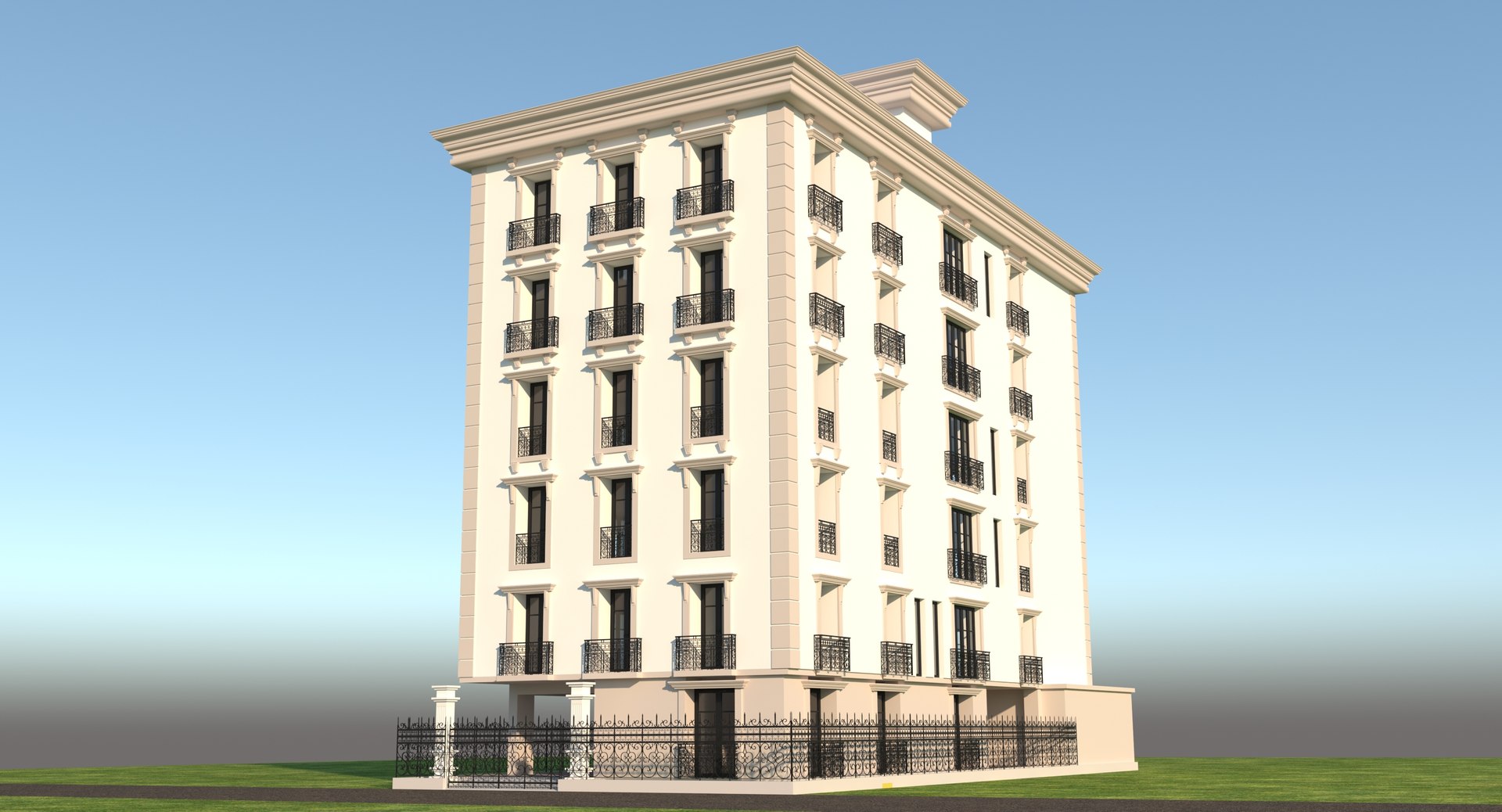 3D Residential Building Architectural - TurboSquid 1565050