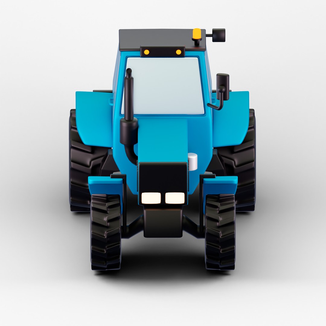 Stylized Agro Tractor 3D Model - TurboSquid 2330926