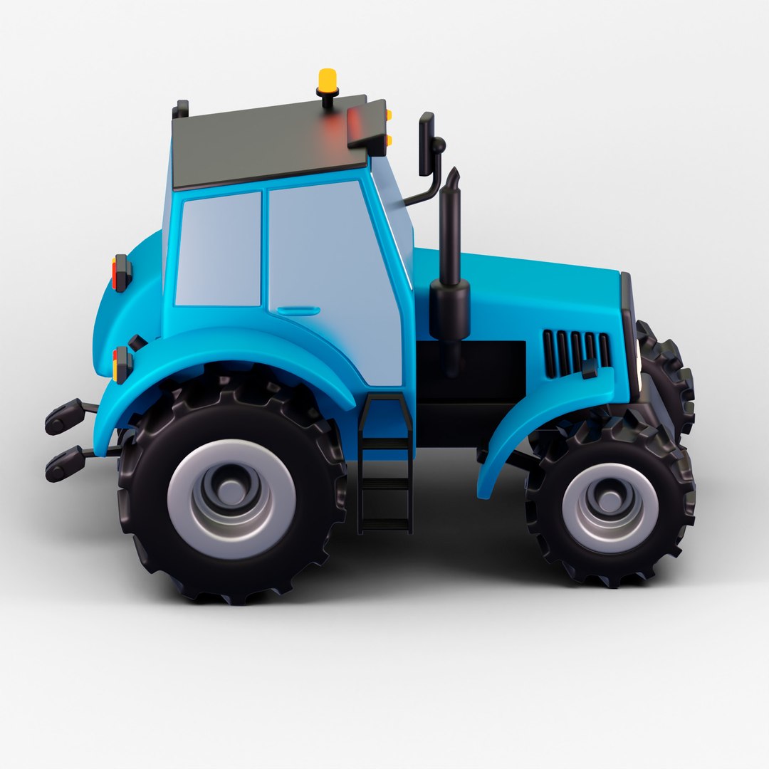Stylized Agro Tractor 3D Model - TurboSquid 2330926
