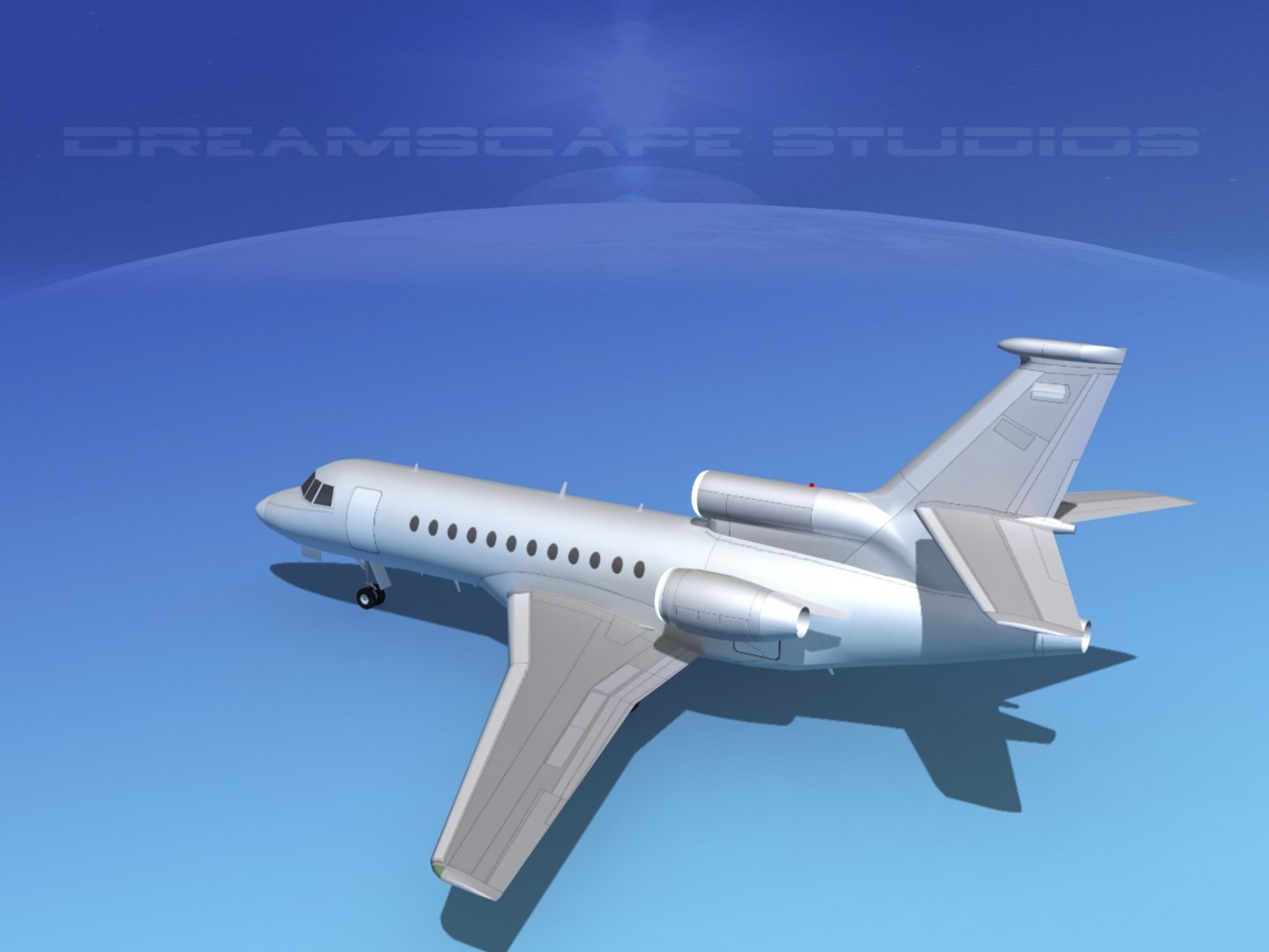 3d turbines dassault falcon 900