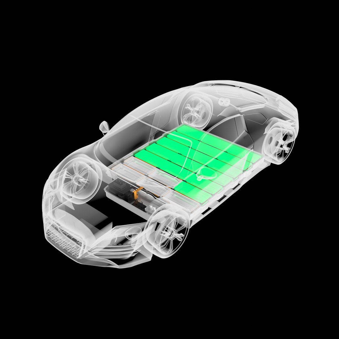Electric Cars Battery 3D - TurboSquid 2283383