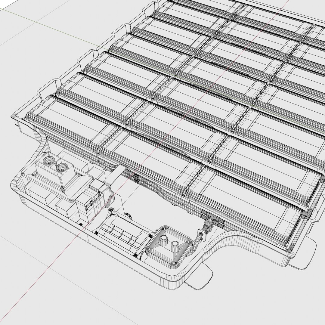 Electric Cars Battery 3D - TurboSquid 2283383