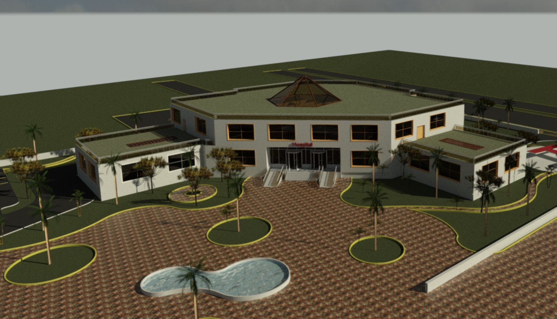 3D Revit Hospital - TurboSquid 1467166