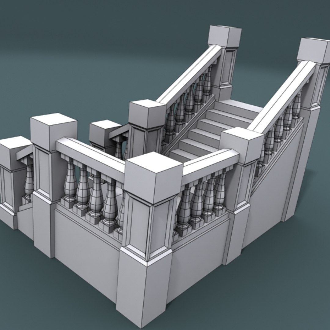3d Model Step Staircase