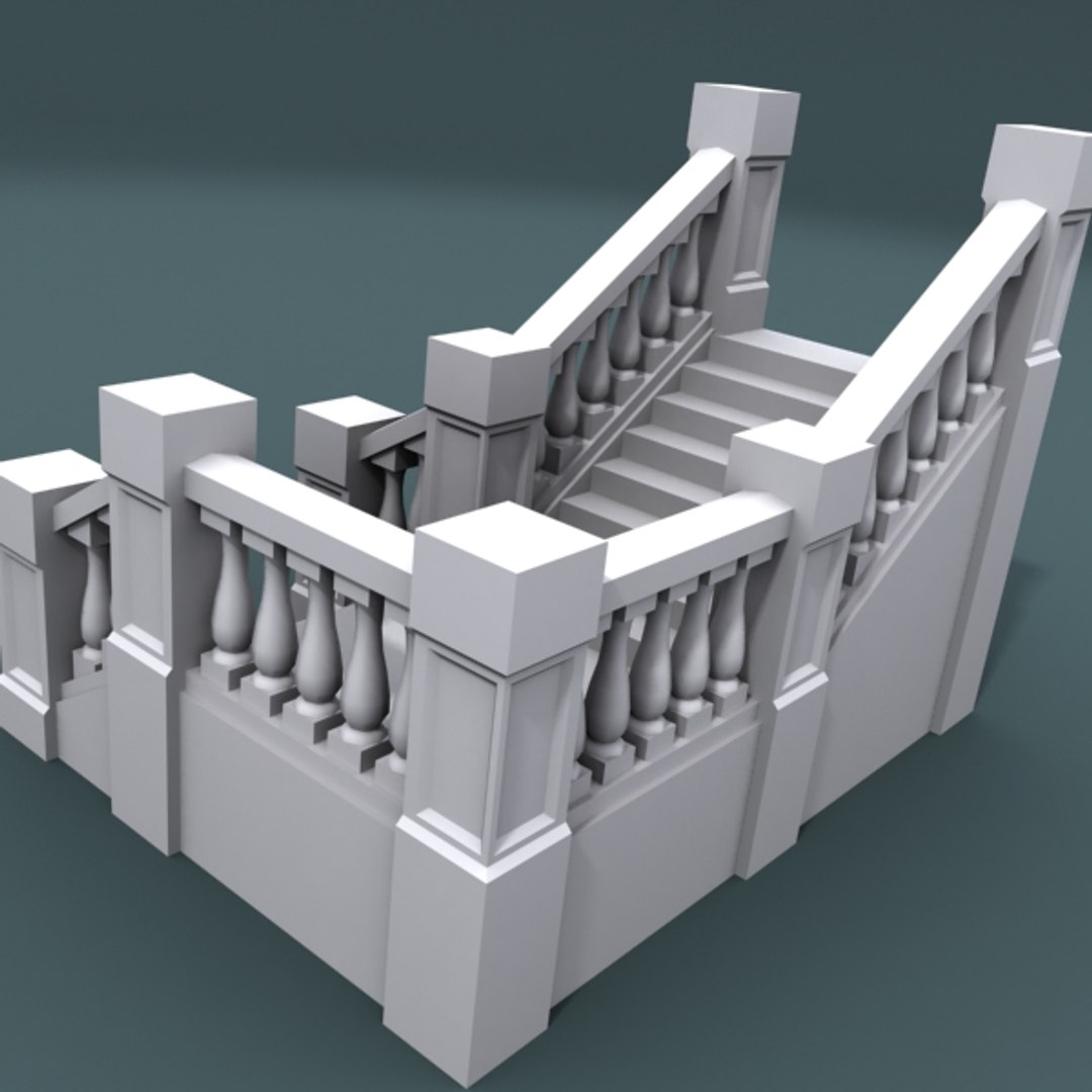 3d Model Step Staircase