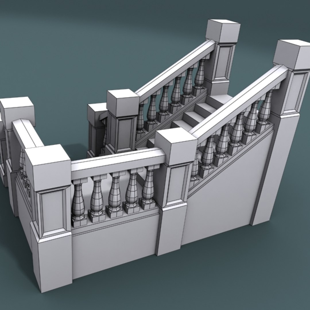 3d Model Step Staircase