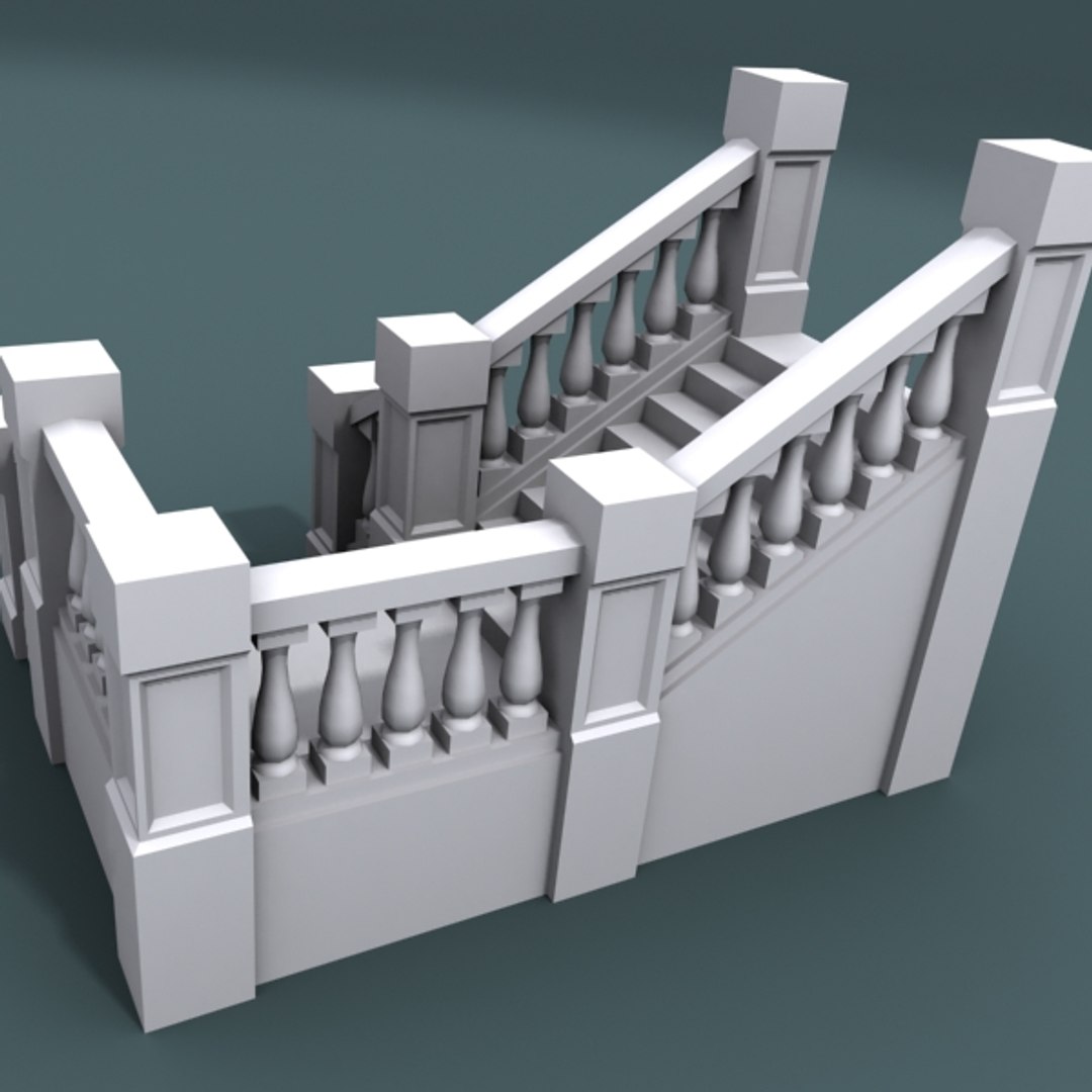 3d Model Step Staircase