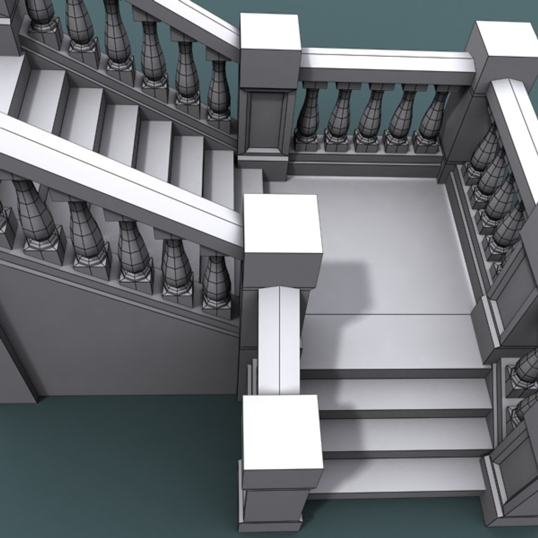 3d Model Step Staircase