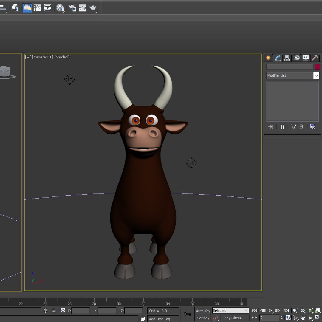 3D Bull Cartoon Model - TurboSquid 1525967