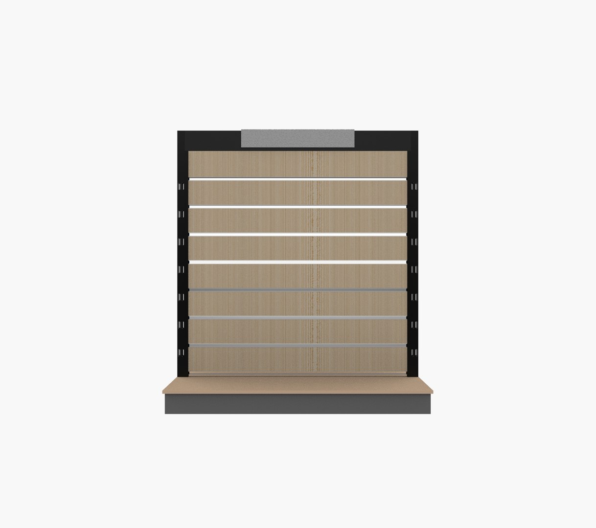 Retail Slat Board Display 3D Model - TurboSquid 1844767