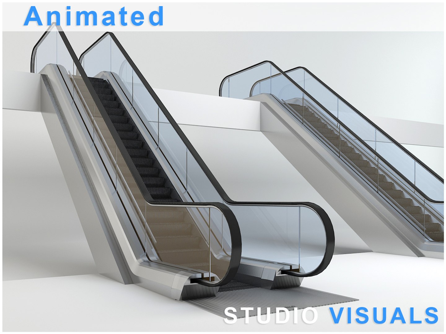 3d Escalator Model