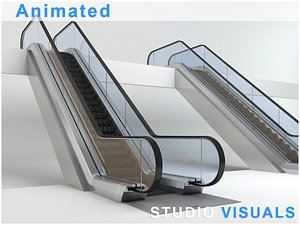 Animated Escalator 3D Models For Download | TurboSquid