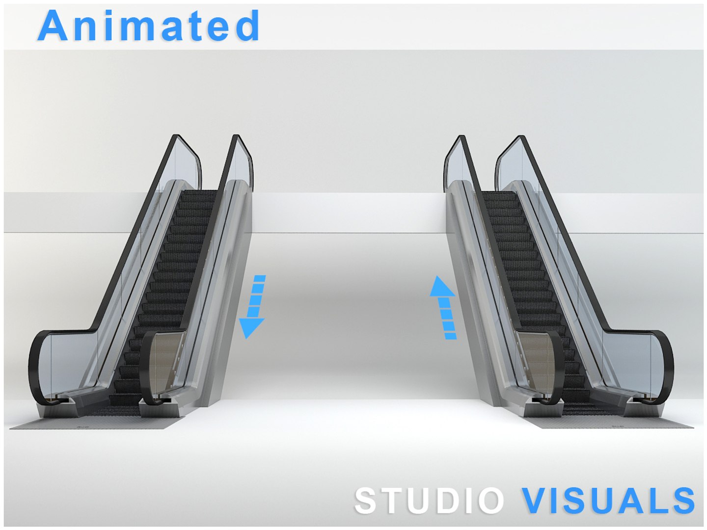 3d Escalator Model