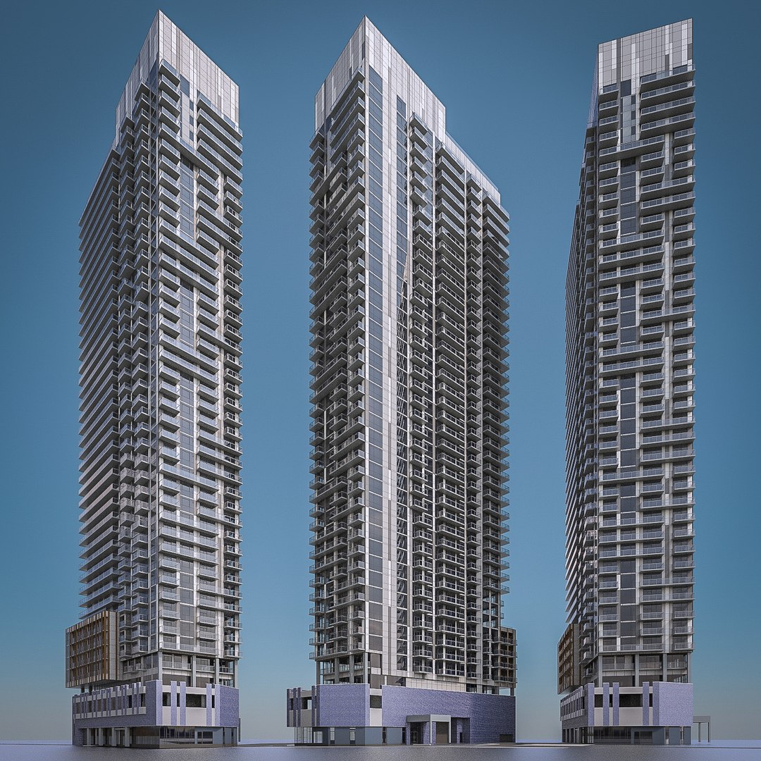 3D Model High-rise Buildings Collection 02 - TurboSquid 1751194