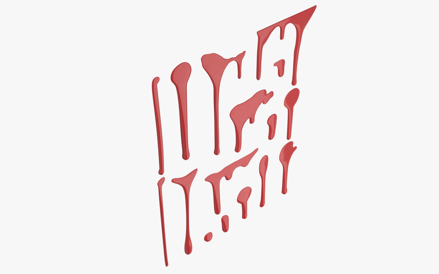 Blood Splatters 3D Model - TurboSquid 1925566