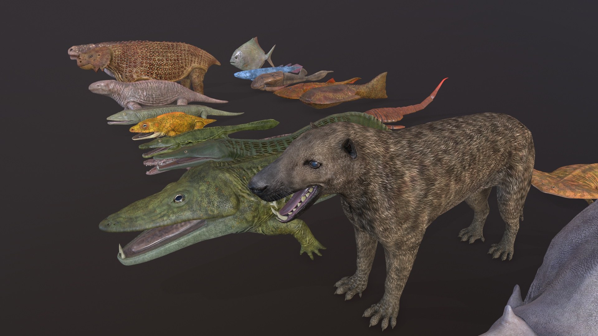 Extinct Animals 3D Model - TurboSquid 1481129