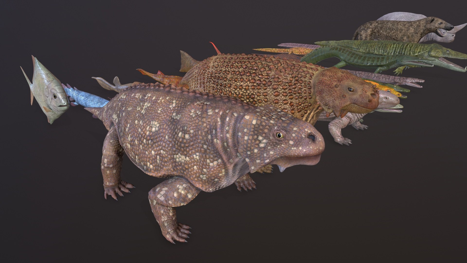 Extinct Animals 3D Model - TurboSquid 1481129