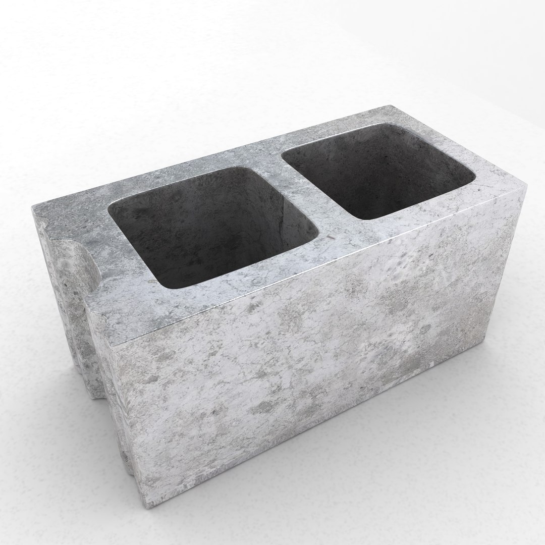 3D model Cinder Concrete Block - TurboSquid 1992430