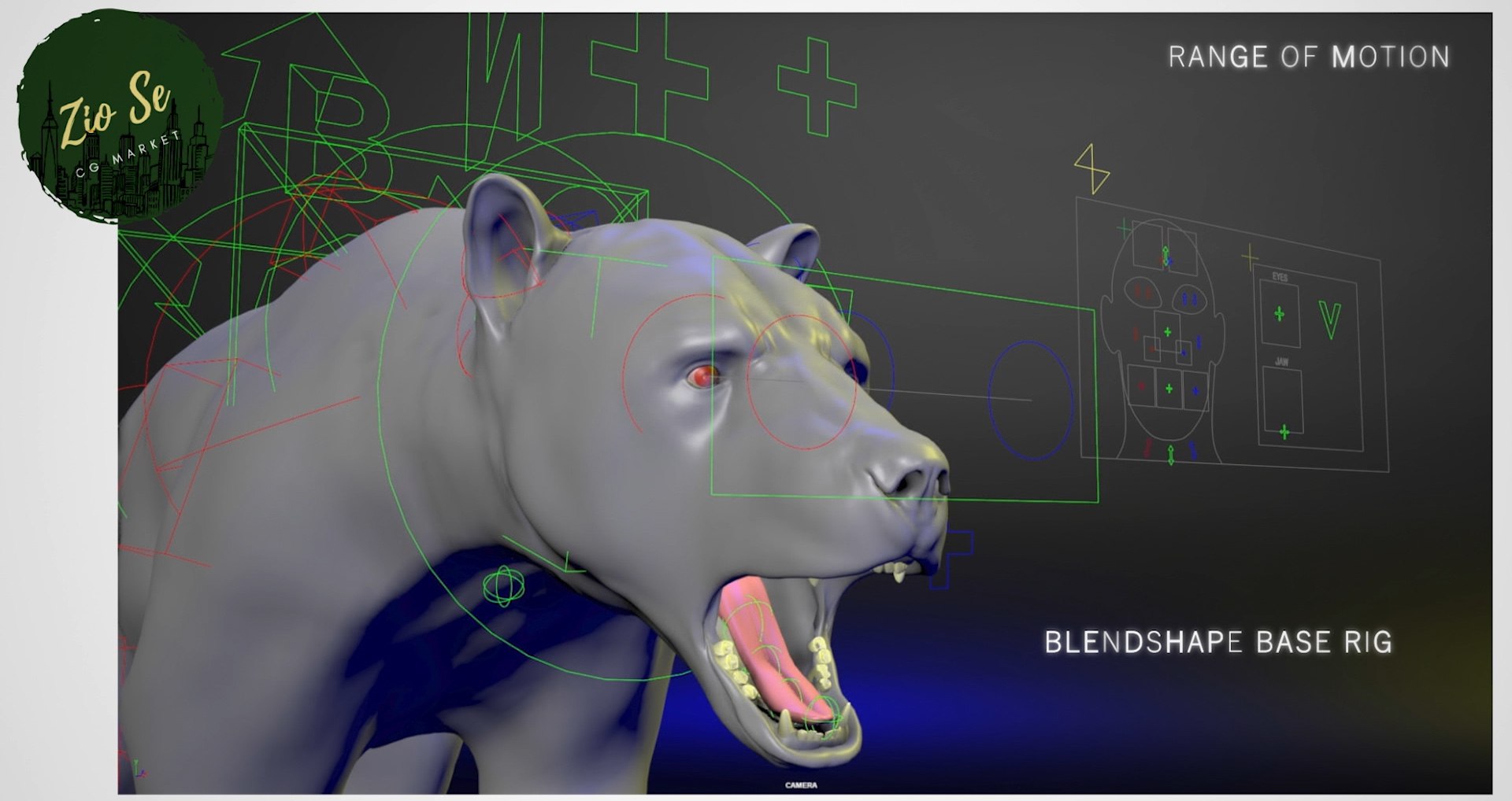 Bear Skin Rigged Houdini 3D Model - TurboSquid 1734452