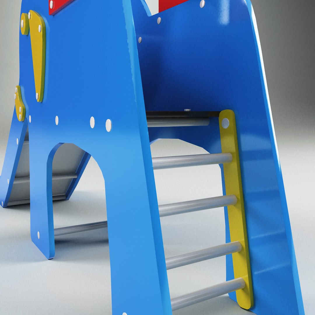 Slide Elephant 3d Model