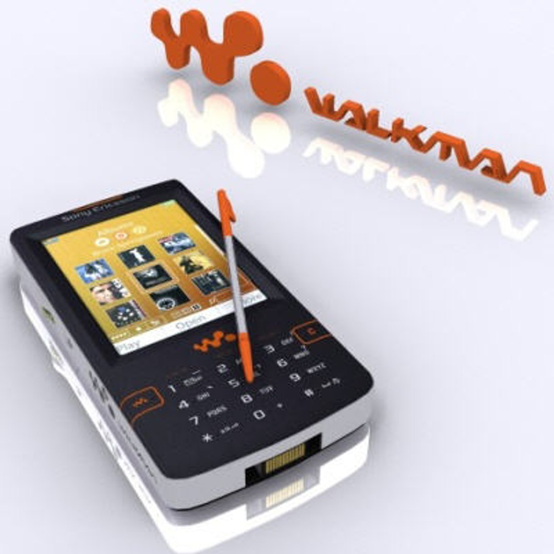 3d model sony ericsson mobile phones