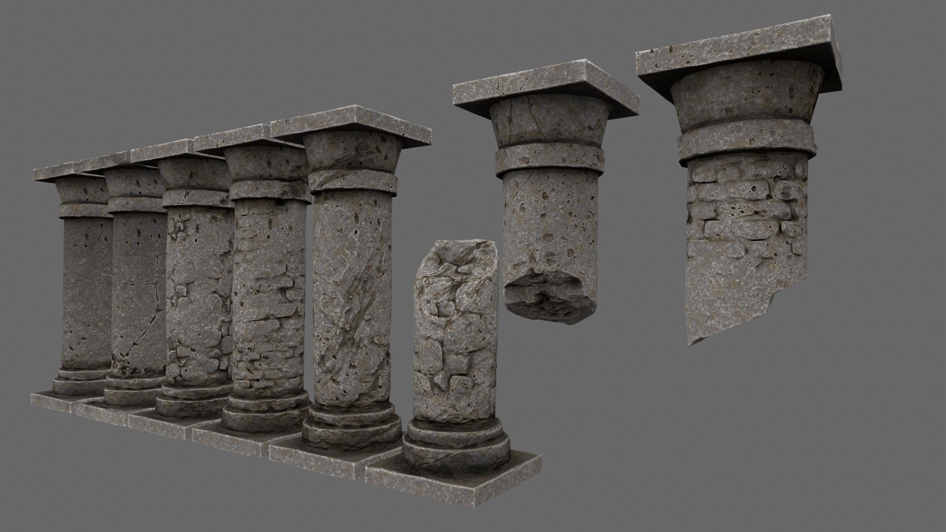 Pillar 1 3d Model
