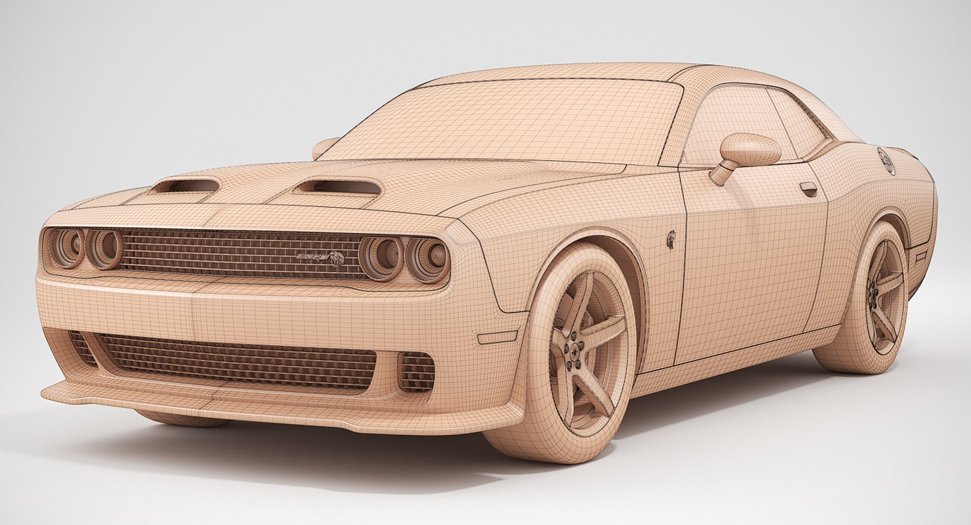 3D Dodge Hellcat 2019 - TurboSquid 1400001