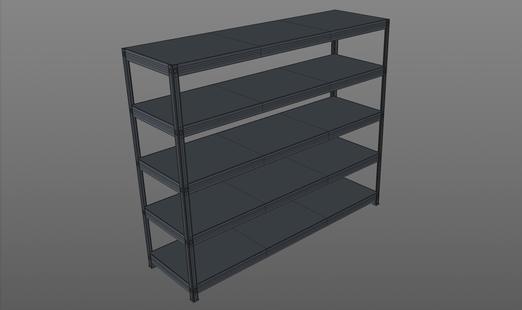 3D Storage Shelf model - TurboSquid 1790341