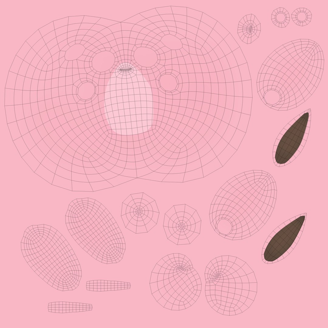 3D Pokemon Wigglytuff Low-poly Model - TurboSquid 2093640