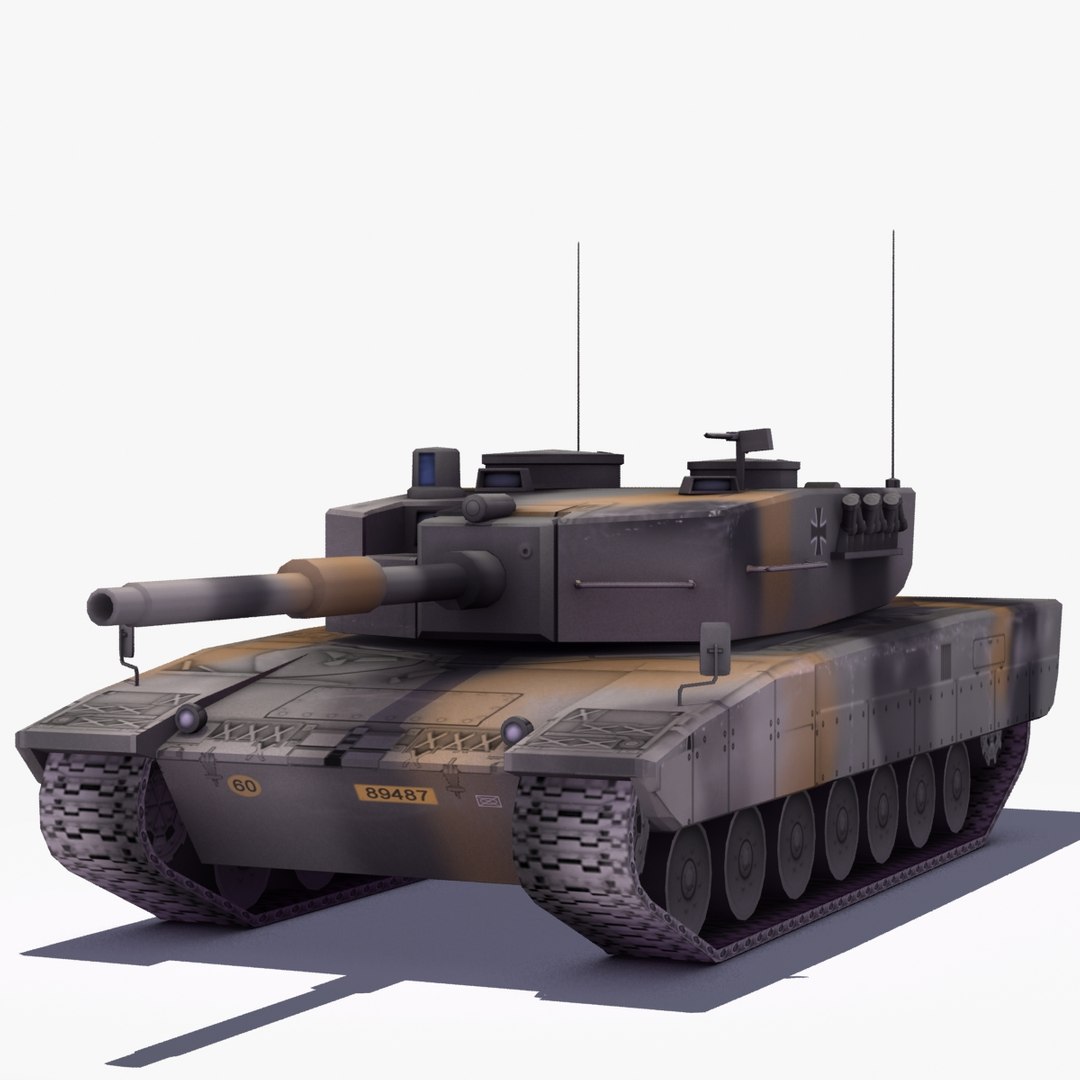 3ds max leopard2a4 mbt german army