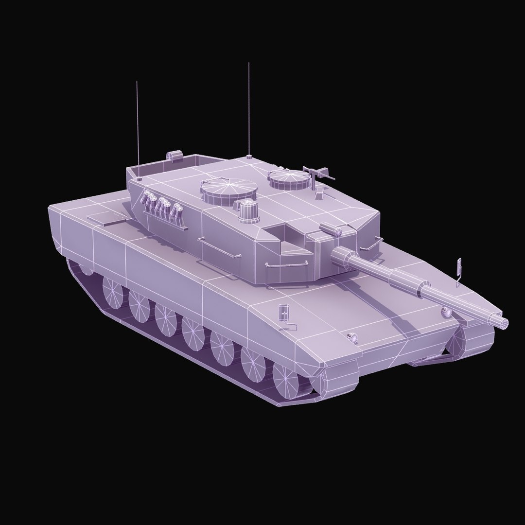 3ds max leopard2a4 mbt german army