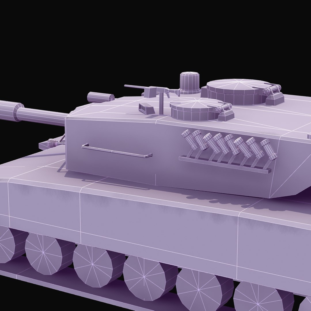 3ds max leopard2a4 mbt german army