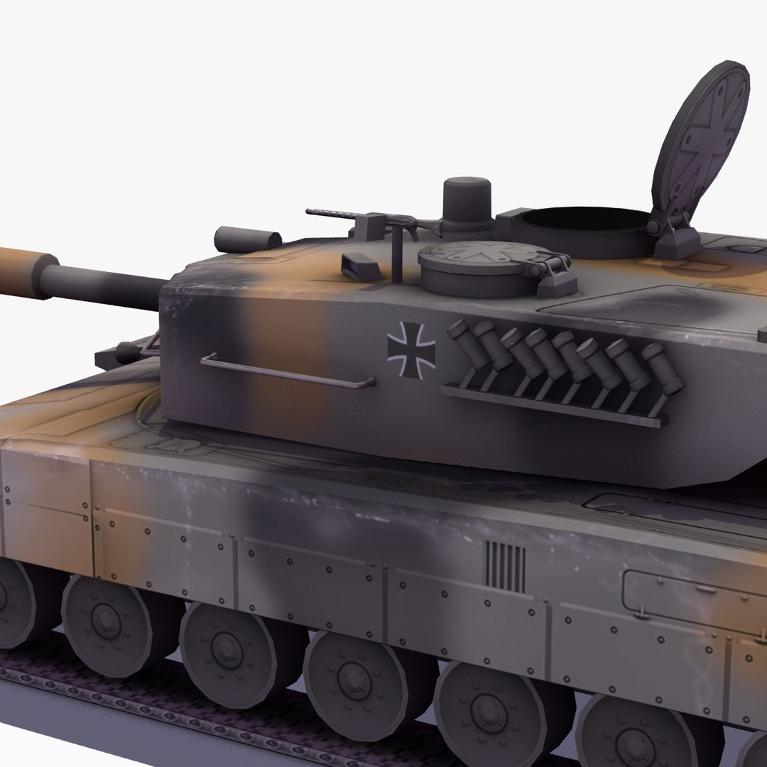 3ds max leopard2a4 mbt german army