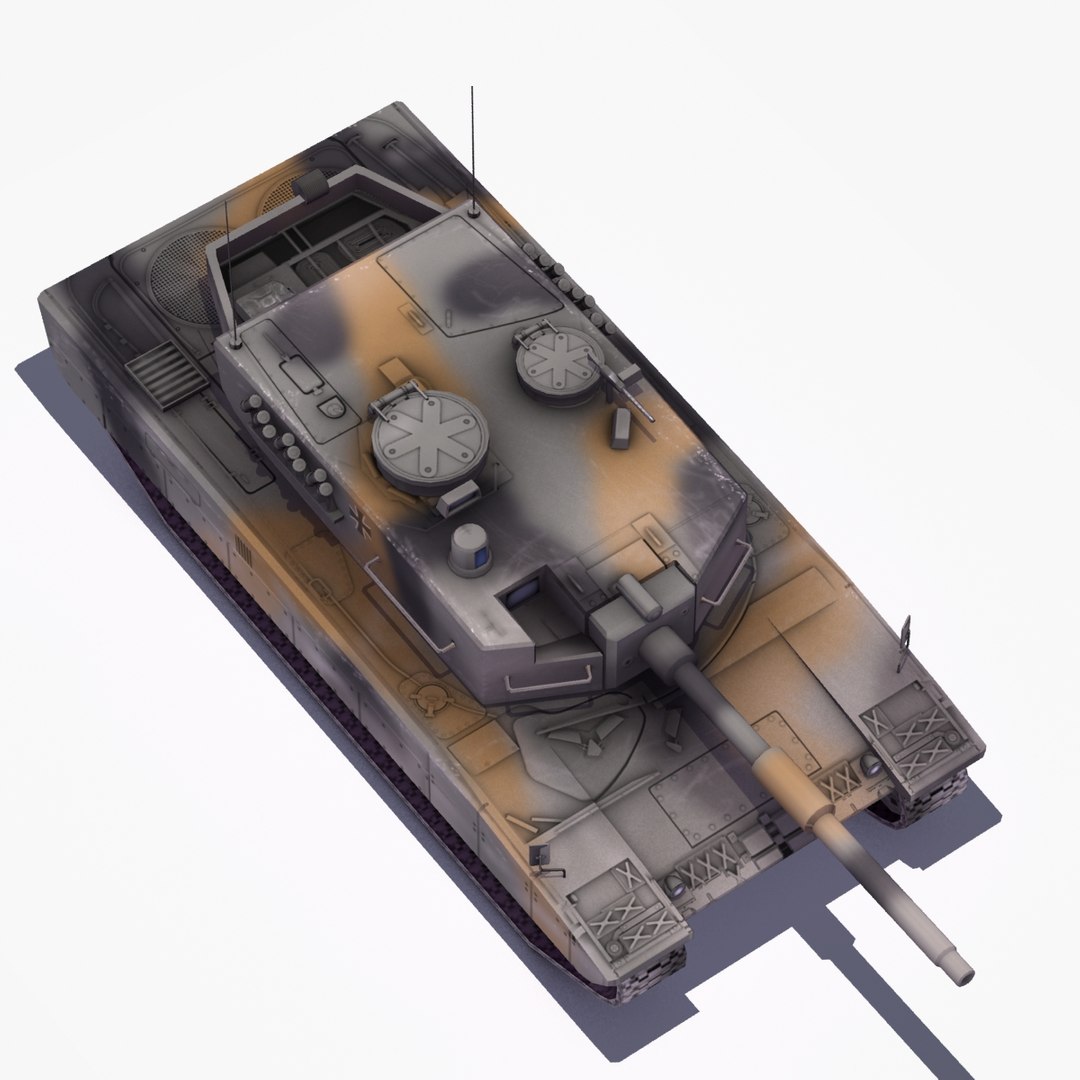 3ds max leopard2a4 mbt german army