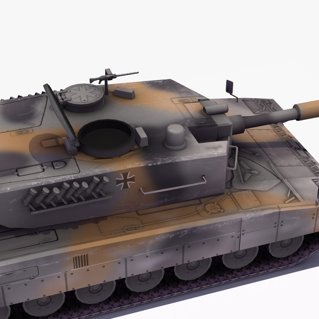 3ds max leopard2a4 mbt german army