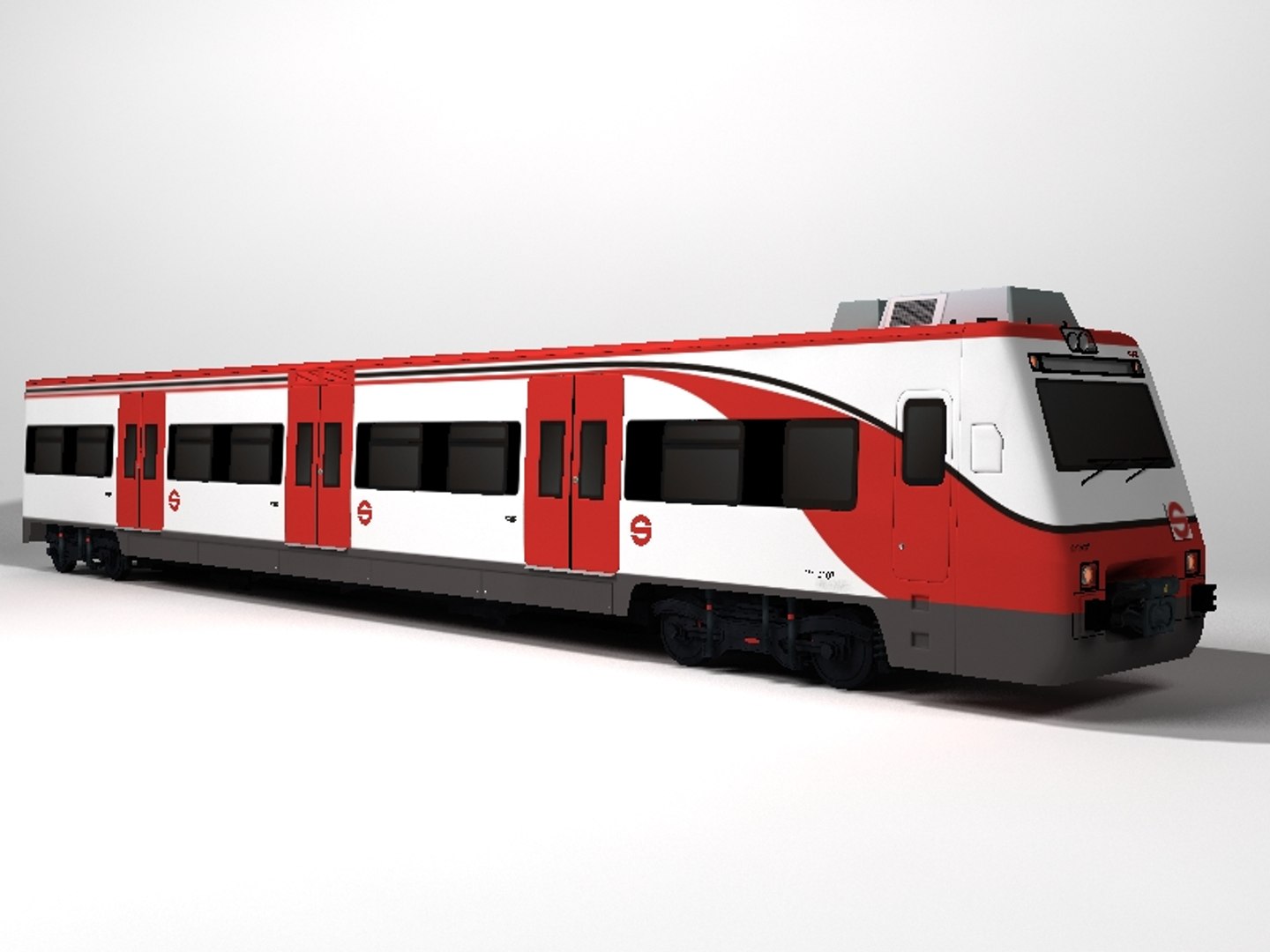 Tren Suburbano Suburban Model - TurboSquid 1262351