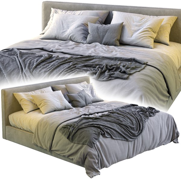 Alberta bed laguna model - TurboSquid 1637261