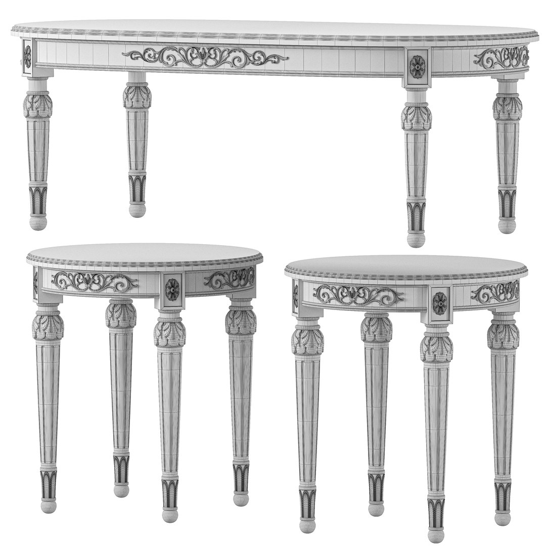 Versace Home Vanitas Coffee Tables 3D - TurboSquid 2110945