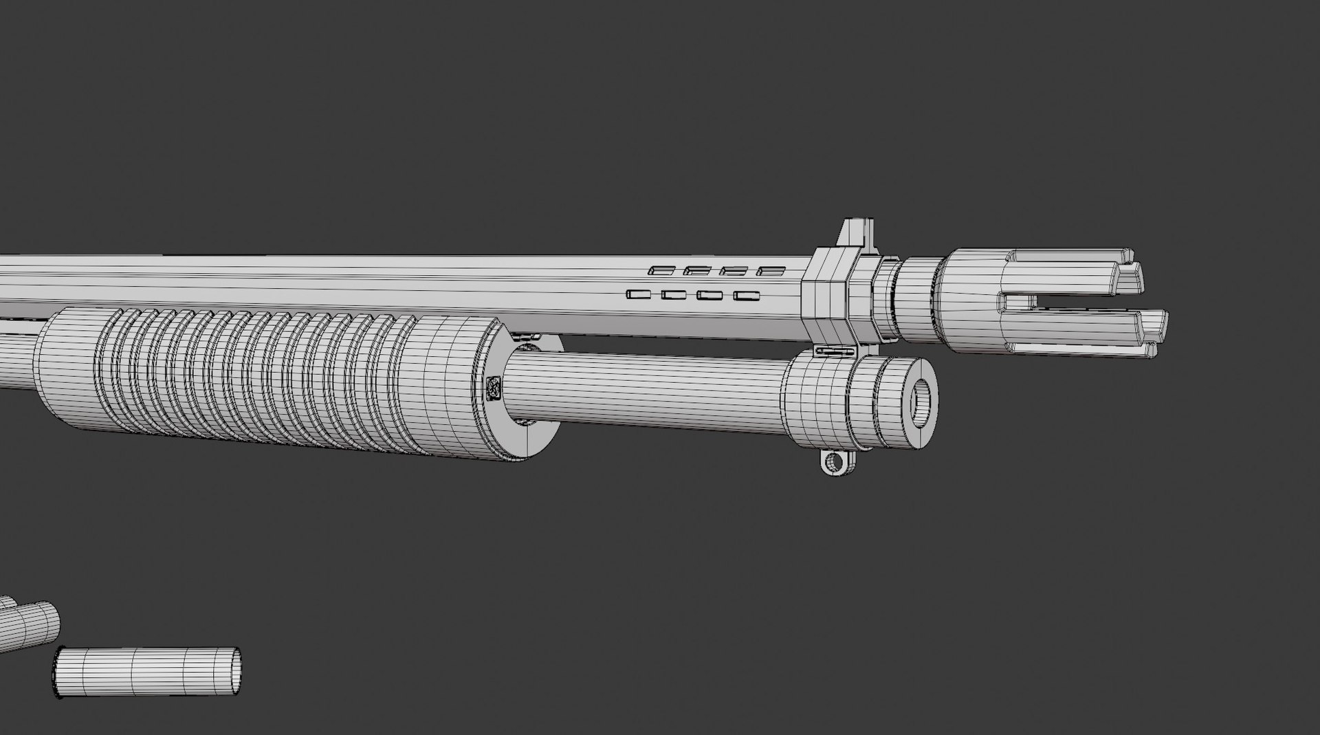 Single Barrel Shotgun 3D Model - TurboSquid 1785678
