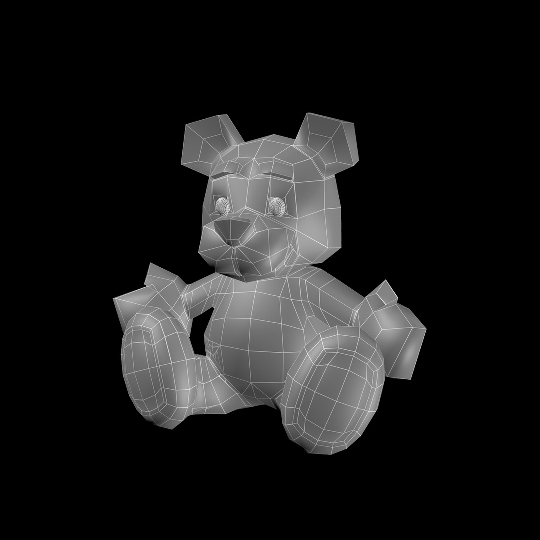 Teddy Bear 2 3d Dxf