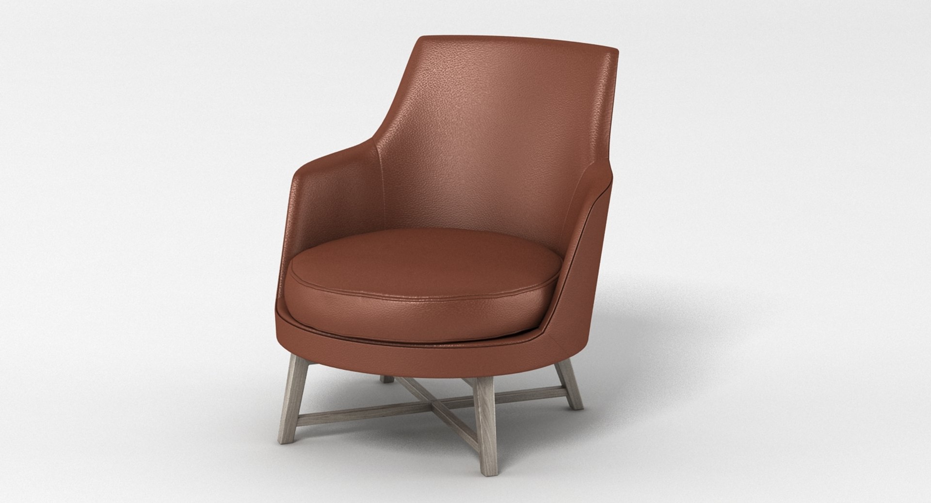 3d Flexform Guscio Chair Model
