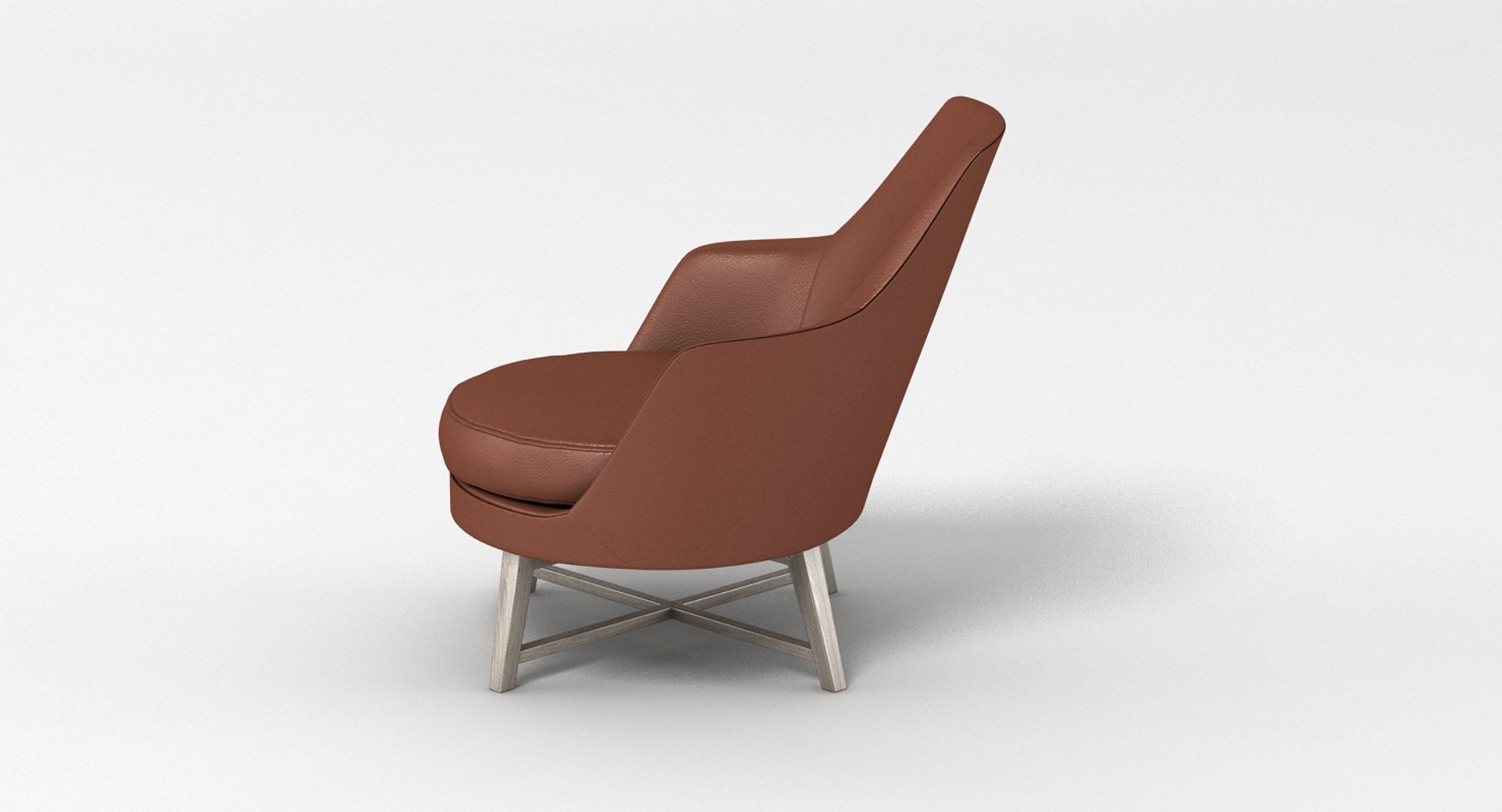 3d Flexform Guscio Chair Model