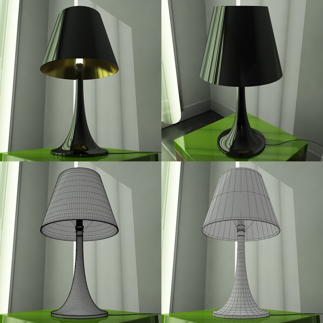modern design lamp shade 3d model