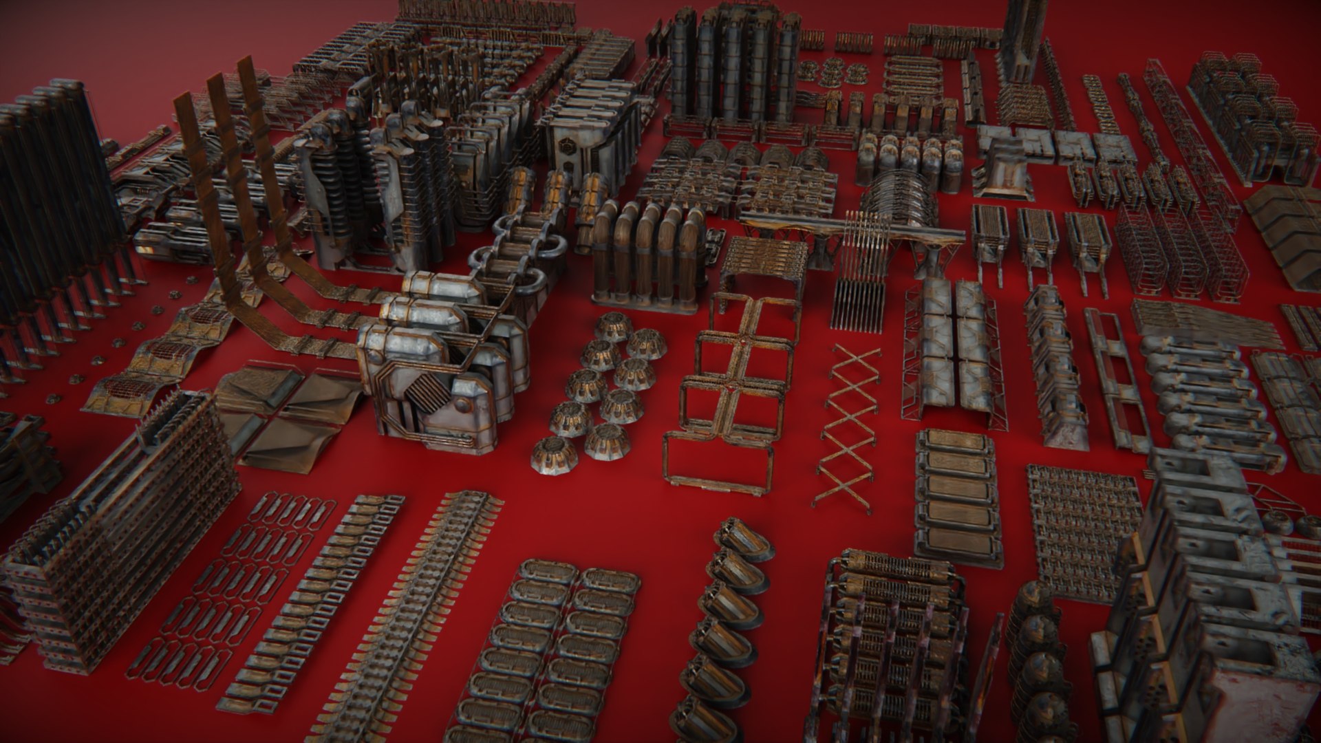 3D Fi Array Kitbash Set - TurboSquid 1645406