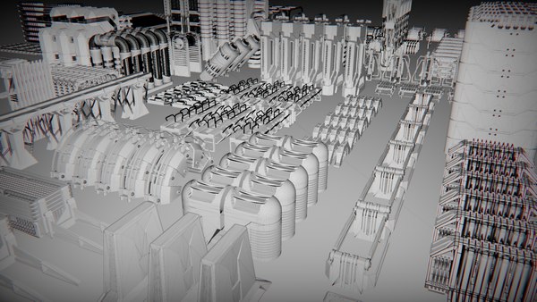 3D fi array kitbash set - TurboSquid 1645406