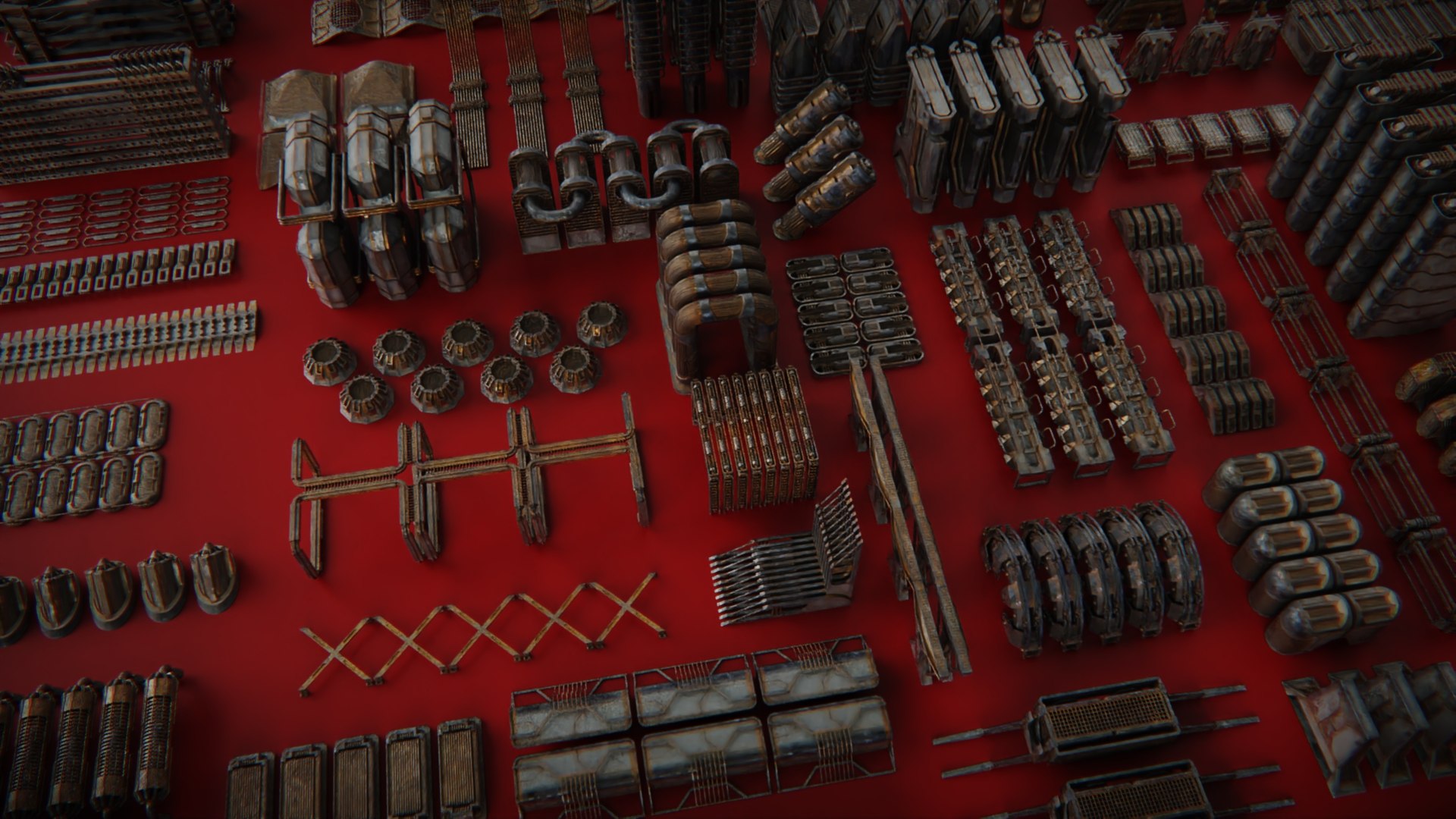 3D Fi Array Kitbash Set - TurboSquid 1645406