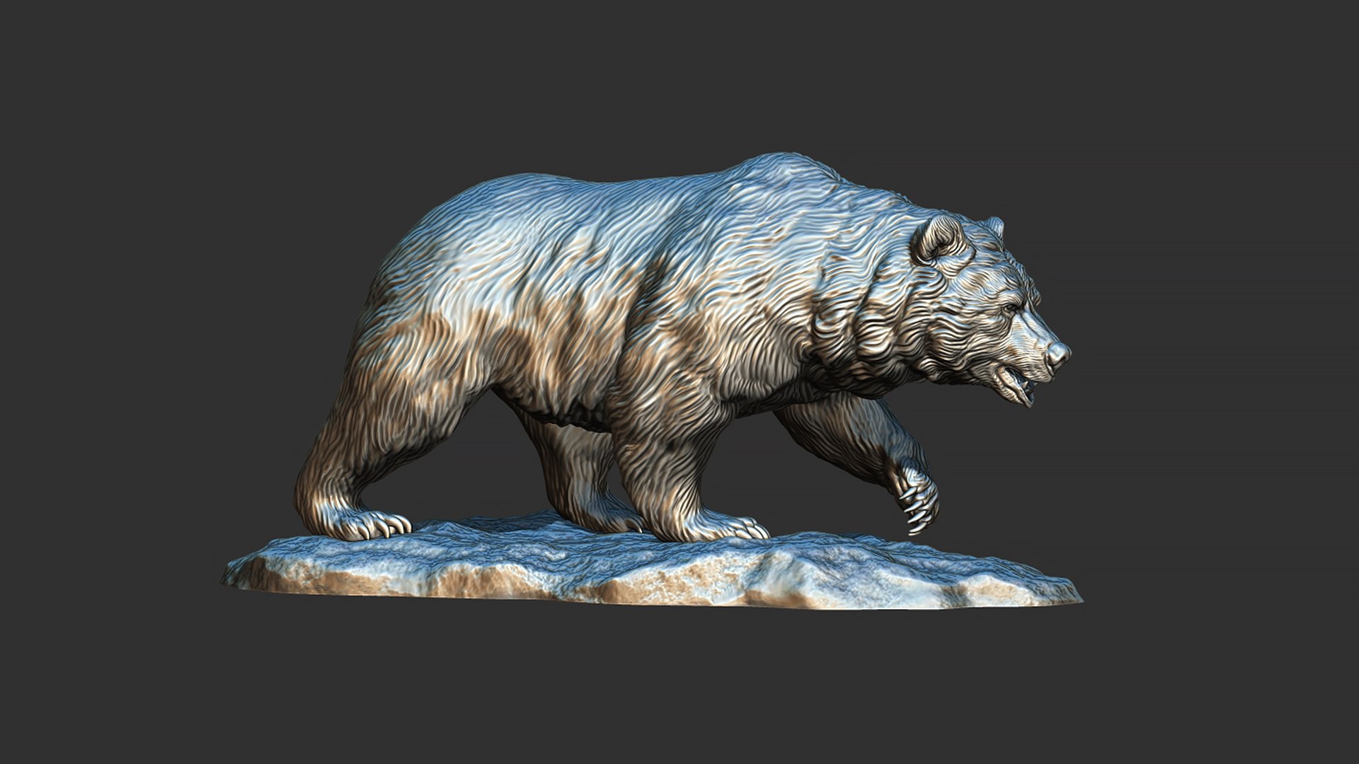 3D Bear Walking - TurboSquid 1971389